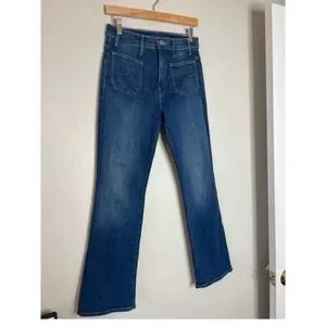 MOTHER | Jeans | New Mother The Patch Pocket Insider Flood High Rise ...